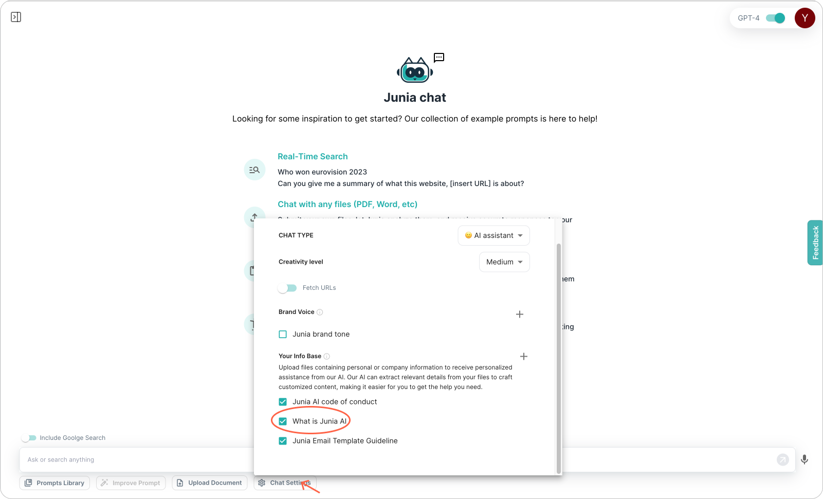 Maximize Content Creation with Junia.ai's Info Base Tool